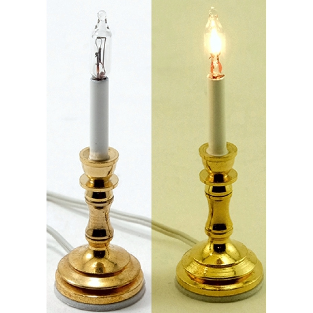 Single Candle Stick Lamp – Creative Reproductions 2 Scale-Dollhouse ...