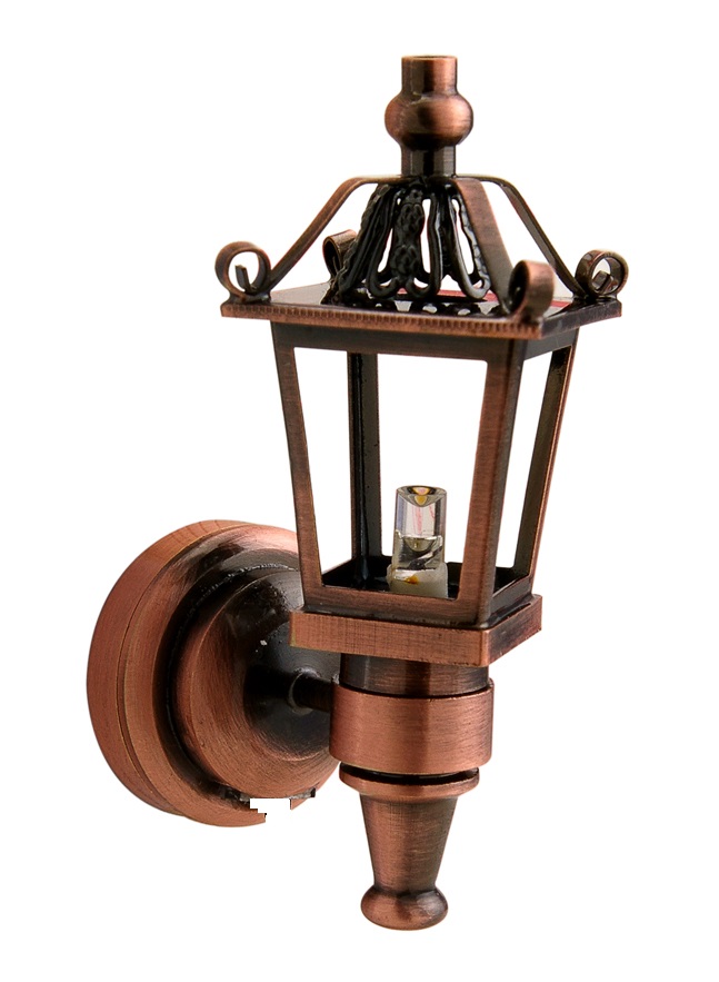 3-volt LED bronze coach lamp – Creative Reproductions 2 Scale-Dollhouse ...